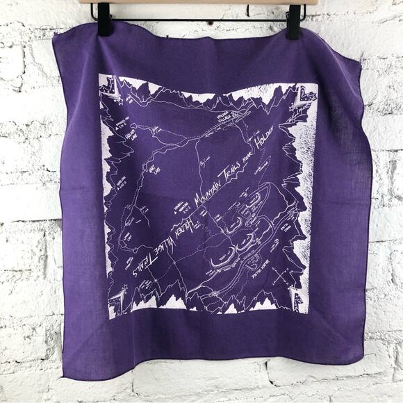 Vintage | Accessories | Vintage Holden Village Mountain Trails Bandana ...